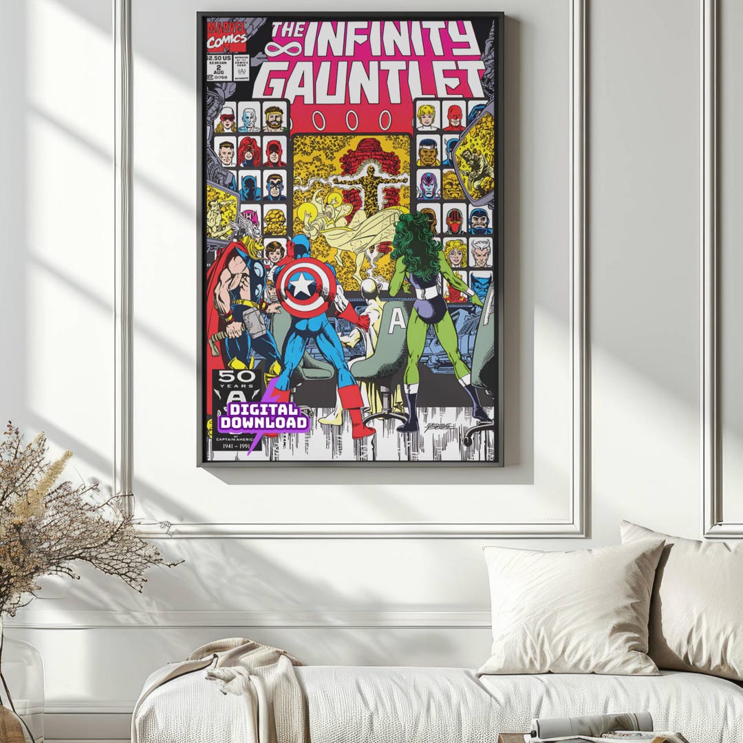 The Infinity Gauntlet 2 Poster Digital Download - Etsy