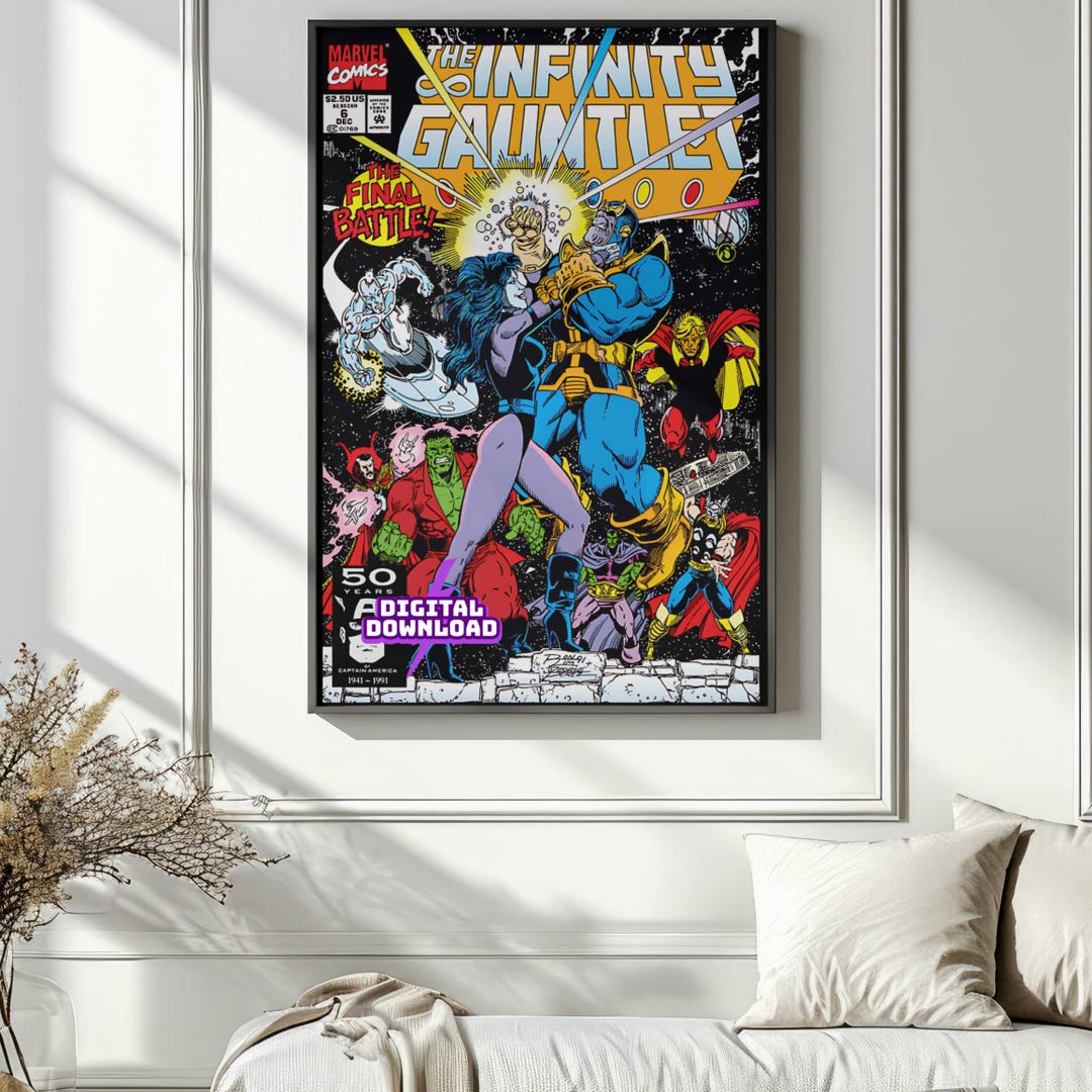 The Infinity Gauntlet 6 Poster Digital Download - Etsy
