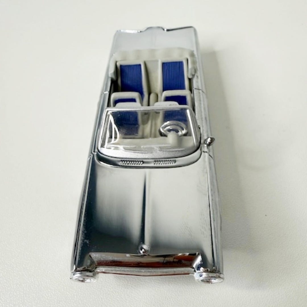 Chrysler 1964 Turbine Car Diecast Model – Chrome Finish | Blue Interior ...