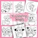 Happy Halloween With the Witch Coloring Pages 10 Pages Simple Color ...