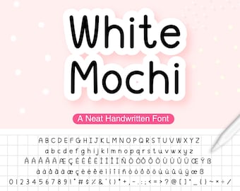 Neat Handwritten Font, Neat Handwriting, Neat Font, Cute Handwritten ...