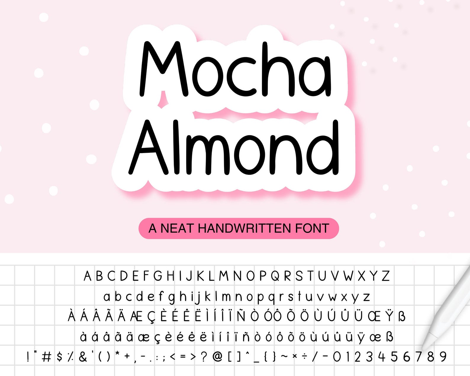 Neat Handwritten Font, Neat Handwriting, Neat Font, Cute Handwritten ...