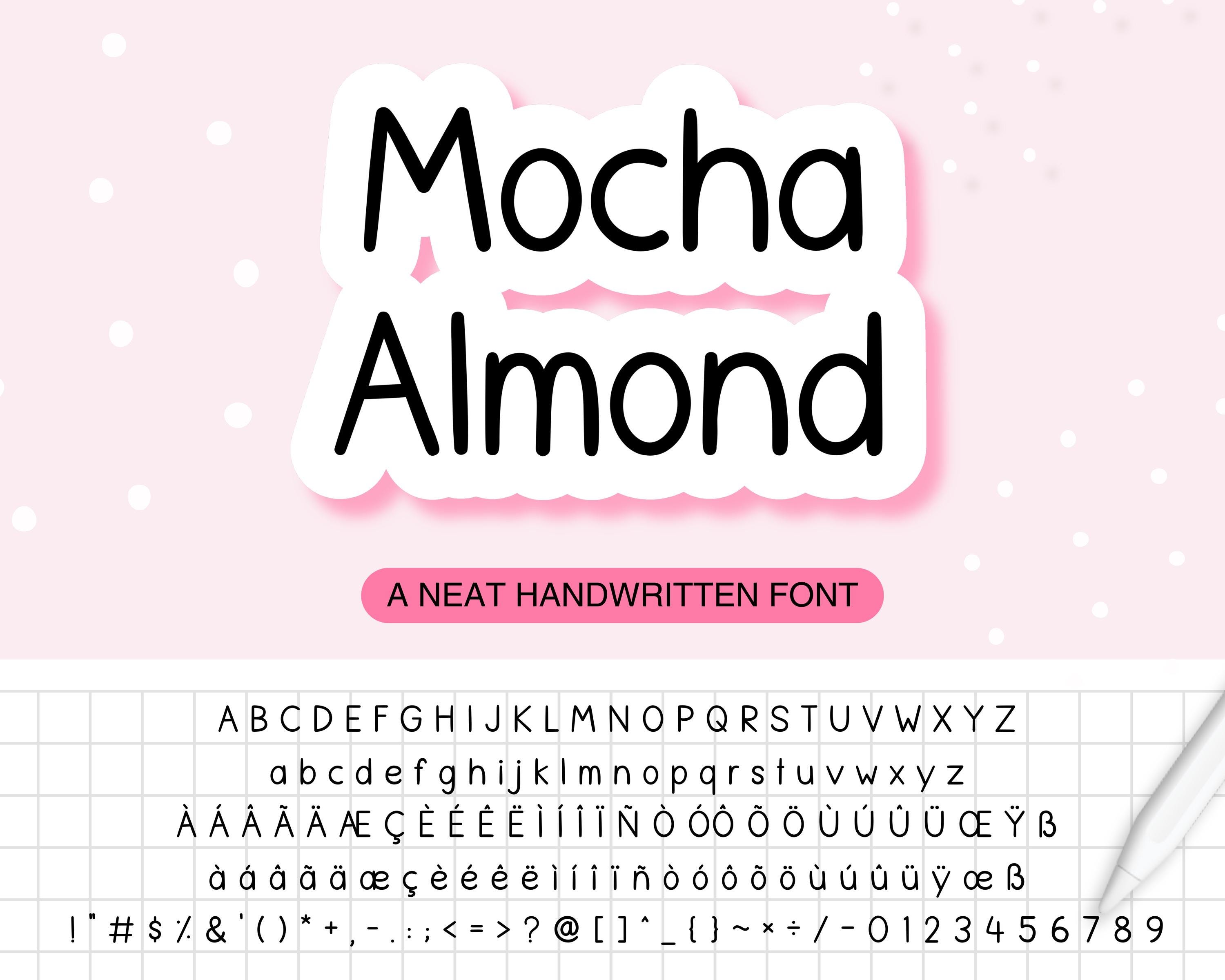 Neat Handwritten Font, Neat Handwriting, Neat Font, Cute Handwritten ...