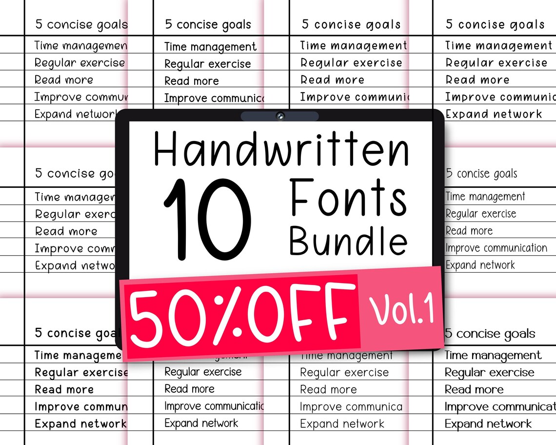 Neat Handwritten Font, Neat Handwriting, Neat Font, Cute Handwritten ...