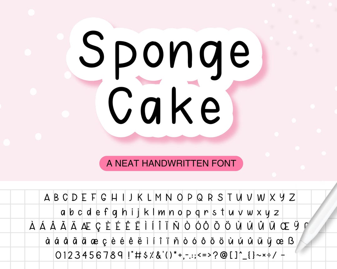 Neat Handwritten Font, Neat Handwriting, Neat Font, Cute Handwritten ...