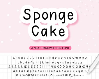 Neat Handwritten Font, Neat Handwriting, Neat Font, Cute Handwritten ...