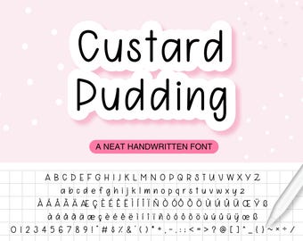 Neat Handwritten Font, Neat Handwriting, Neat Font, Cute Handwritten ...