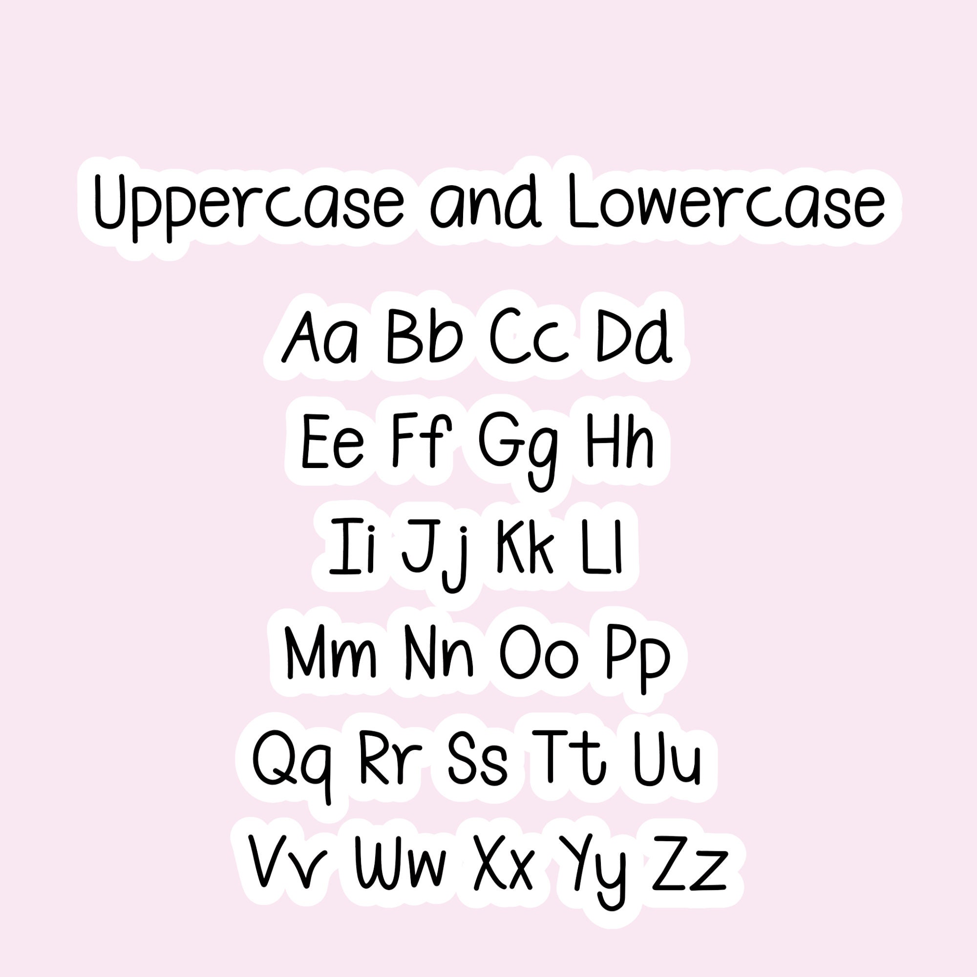 Student Font, Goodnotes Font, Study Notes, Digital Planner Font ...