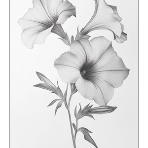 26 Printable Flower Colouring Pages in Pdf Format. There Are Two Files ...