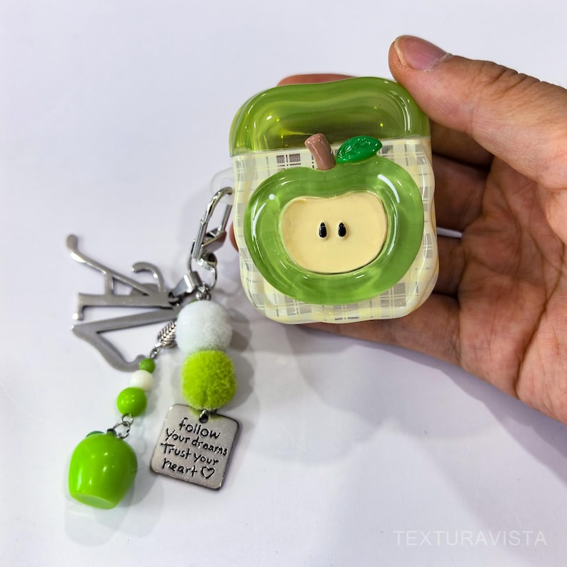 Personalized AirPod Case, 3D Cartoon Design – Custom 1-2 Letters ...
