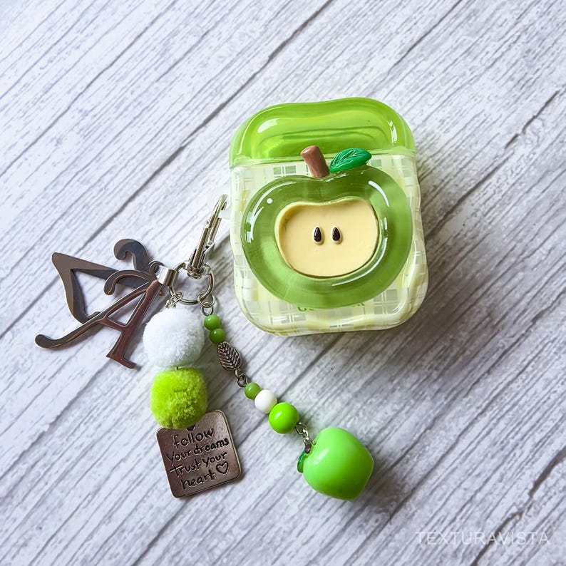 Personalized AirPod Case, 3D Cartoon Design – Custom 1-2 Letters ...