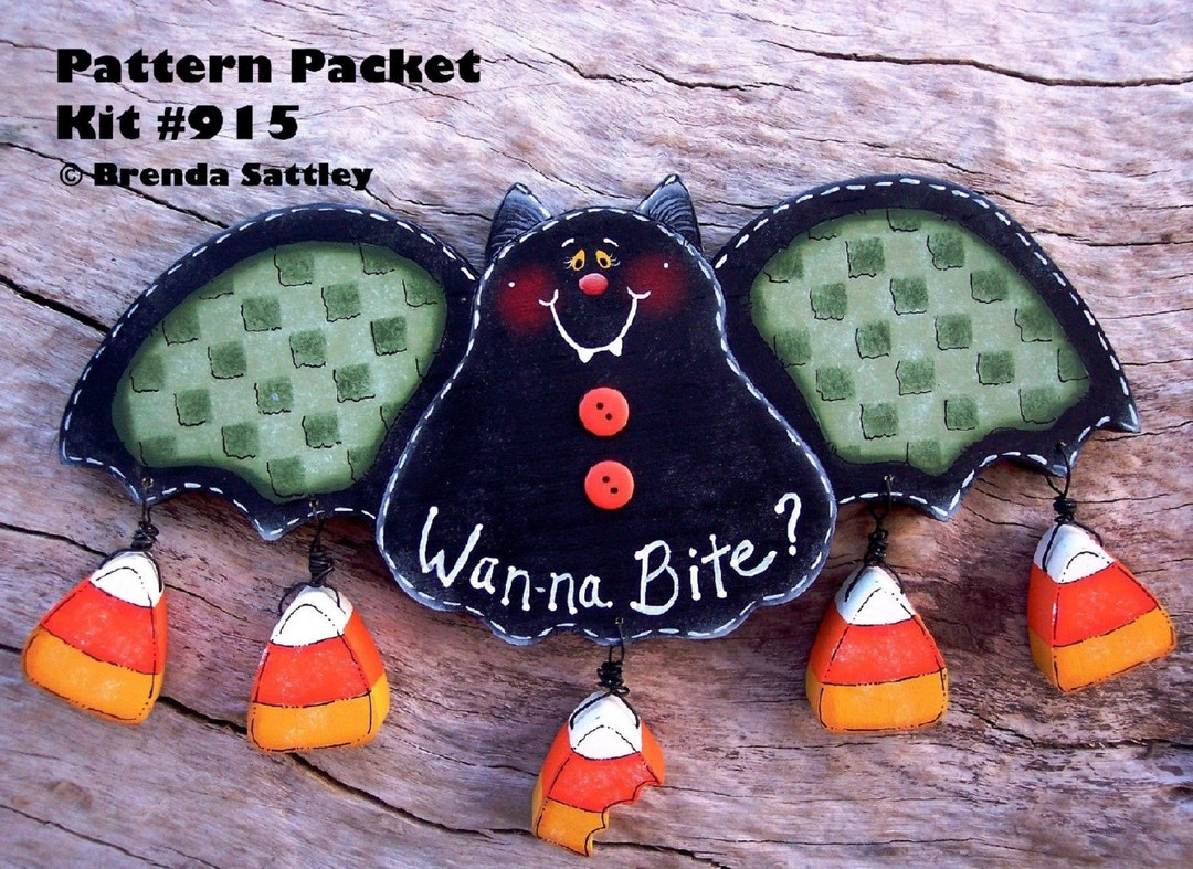 E-PATTERN Kit 915 - Wan-na Bite Bat - Etsy