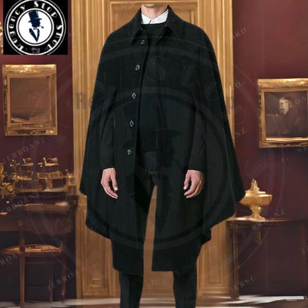 18th Century Regency Inverness Cape Coat Coachmans Coat/ Cape Overcoat ...