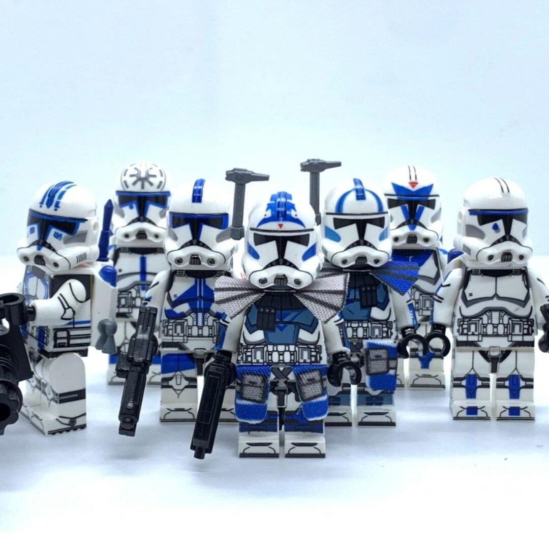 501st ARC Troopers Custom Star Wars Figures Fives, Echo, Kix, Hardcase ...