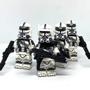 Wolffe Pack Clone Troopers Custom Star Wars Figures Plo Bros Plo Koon Commander Wolffe 104th ...