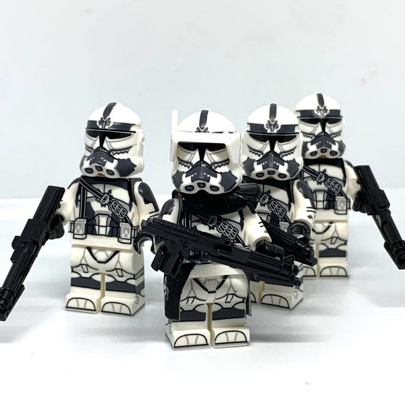 Wolffe Pack Clone Troopers Custom Star Wars Figures Plo Bros Plo Koon Commander Wolffe 104th ...
