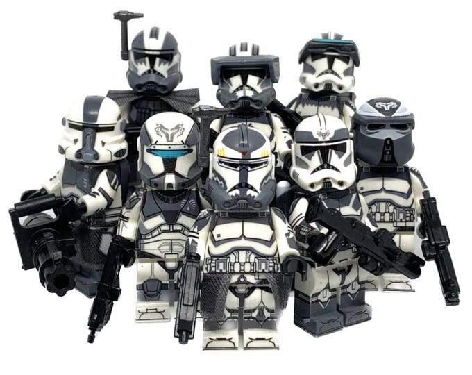 Wolffe Pack Clone Troopers Custom Star Wars Figures Plo Bros Plo Koon ... Wolffe Pack Clone Troopers Custom Star Wars Figures Plo Bros Plo Koon ...