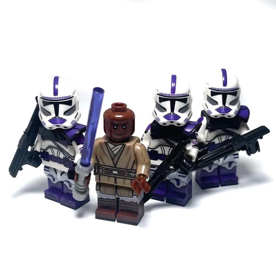Mace Windu 187th Legion Purple Clone Troopers Clone Wars Republic Army ...