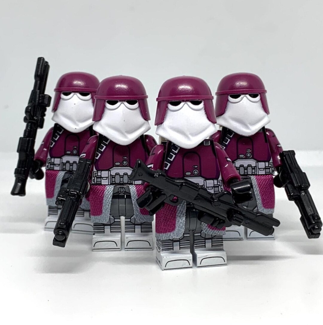4 Galactic Marine Mygeeto Clone Troopers 21st Nova Corps Purple Clone ...