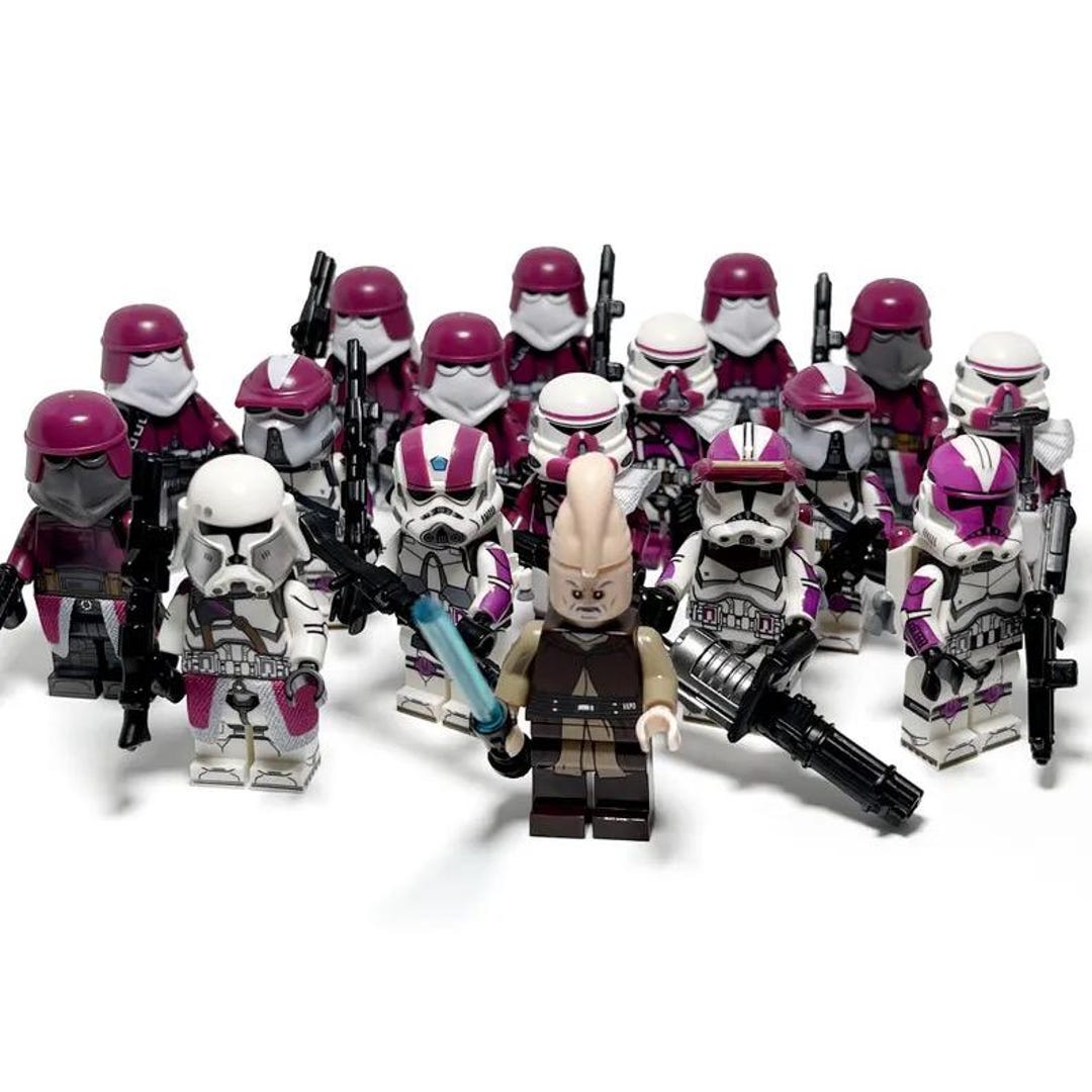 21st Nova Corps Army Pack Purple Clone Troopers Ki-adi-mundi Soldiers ...