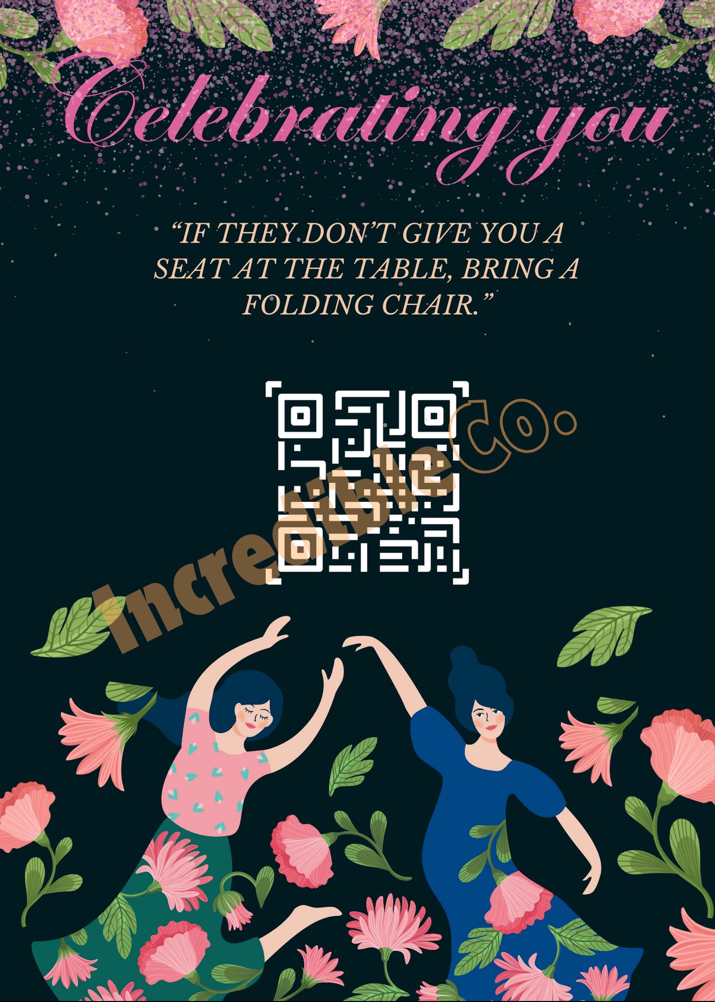 Editable Dinner Party Invitation, Menu & Cocktail Invitation, Women ...