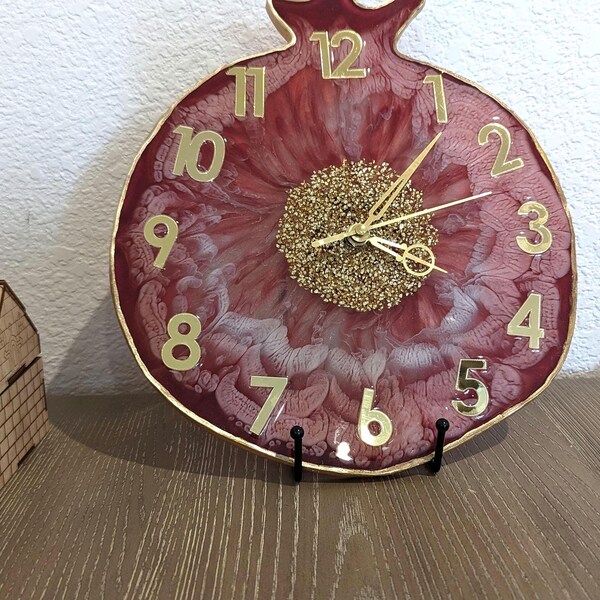 Pomegranate Clock - Etsy