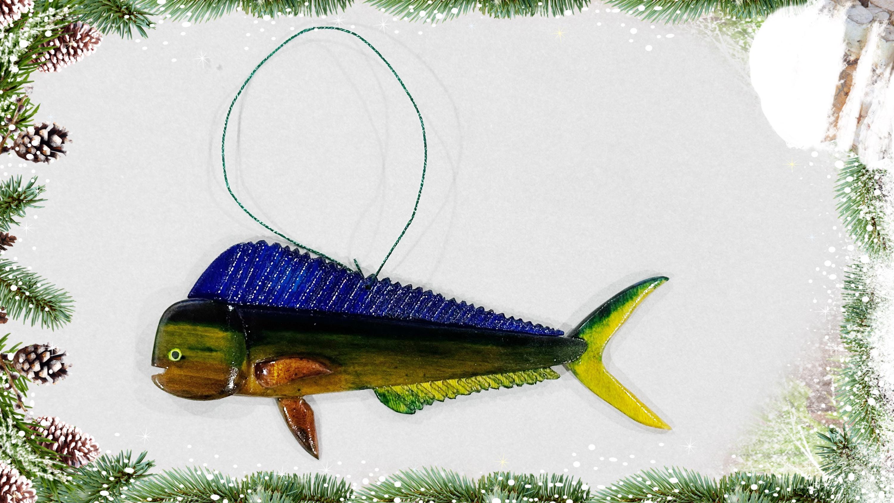 Dorado/mahi Mahi - Hand-made Wooden Ornament - Etsy