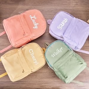 Personalized Toddler Backpack: Embroidered Name Cotton Corduroy School ...