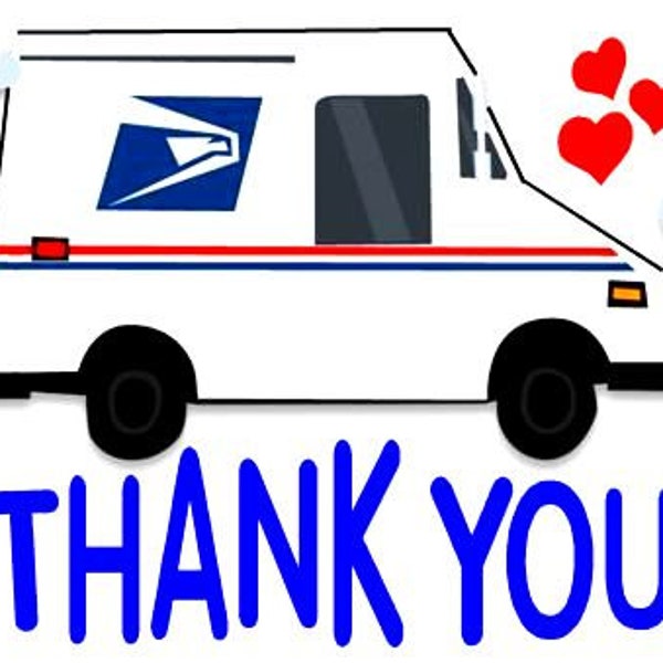 Thank You Mailbox Decal - Etsy