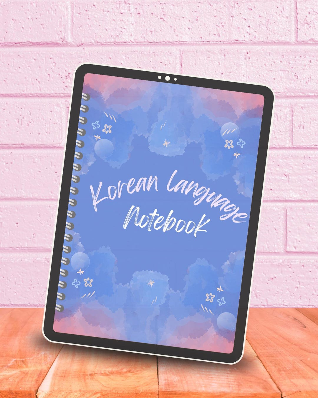 Korean Study Notebook | Hyperlinked Study Journal | Hangul Practice ...