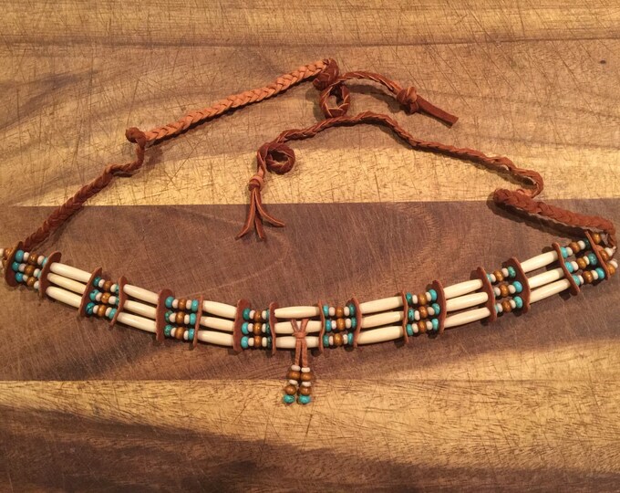 Native American Bone Beaded Chokers sale - Etsy