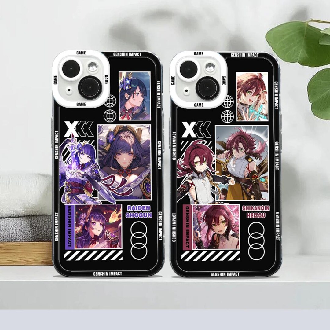 Genshin Impact Art Phone Case for for iPhone 15 14 13 12 11 XR X ...
