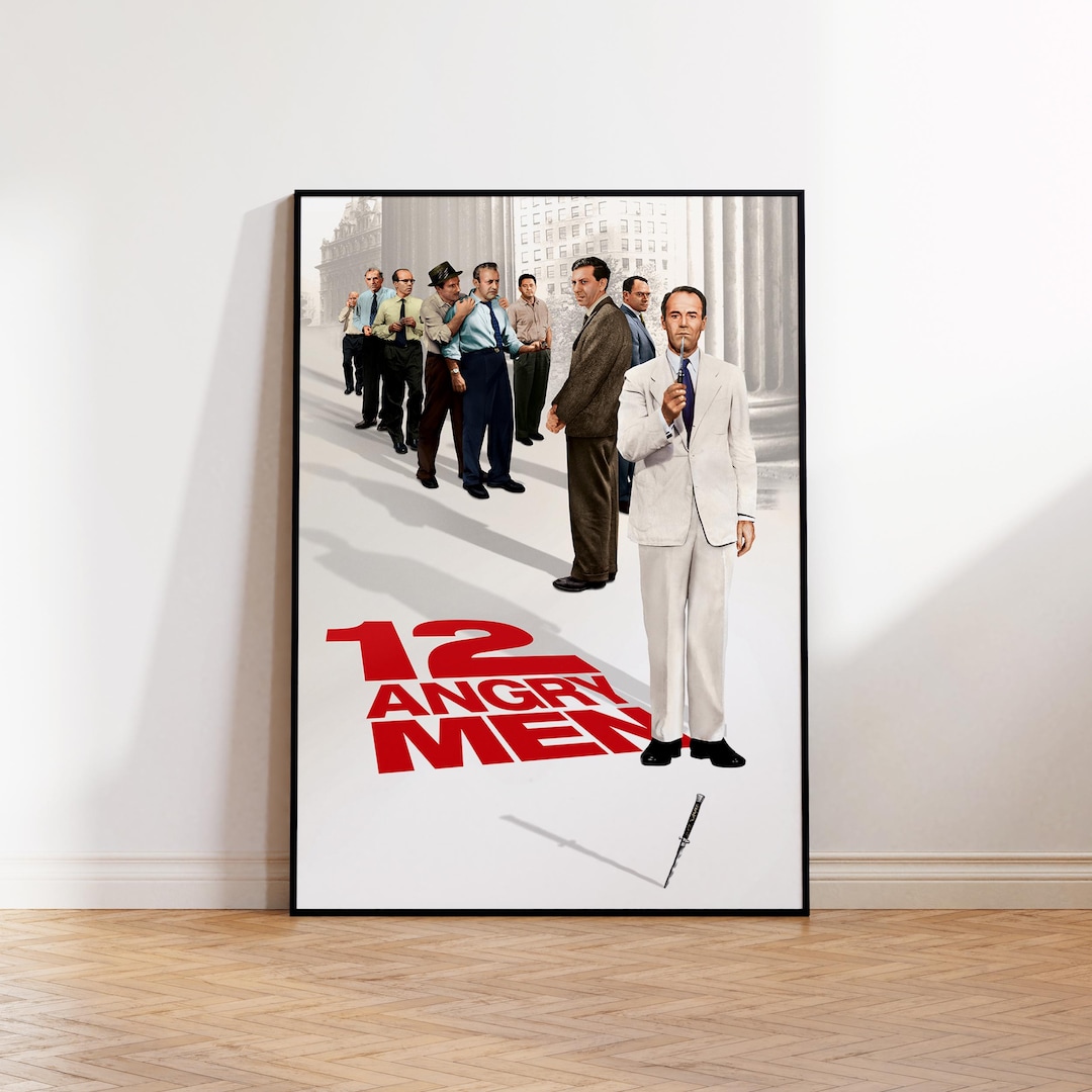12 Angry Men Movie Poster, Wall Art, Wall Decoration, Framed Poster ...