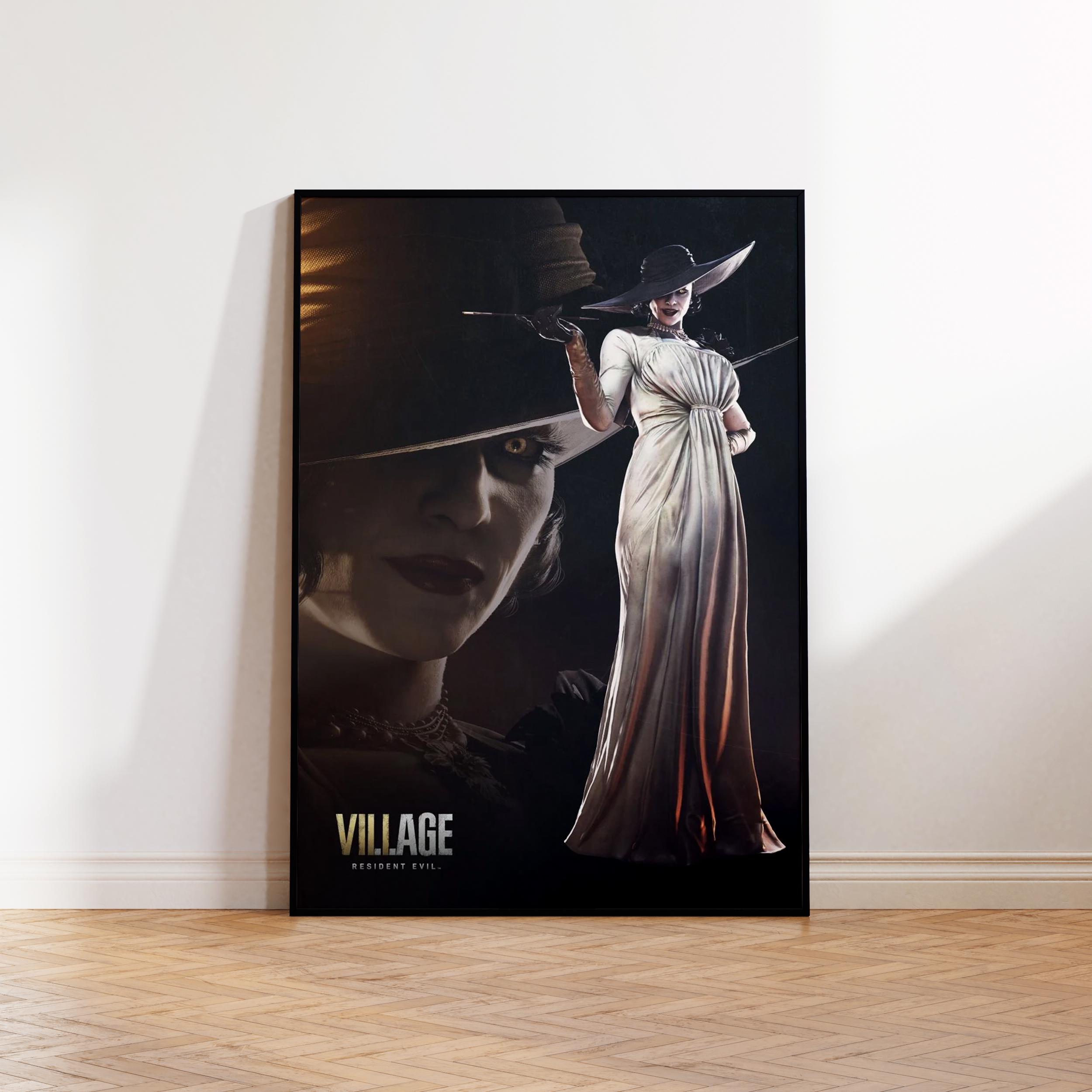 Resident Evil Village Game Poster, Wall Art, Wall Decoration, Framed ...