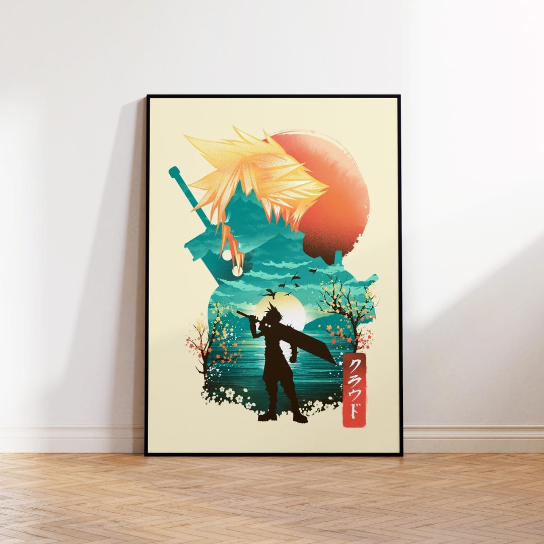 Final Fantasy Game Poster, Wall Art, Wall Decoration, Framed Poster ...