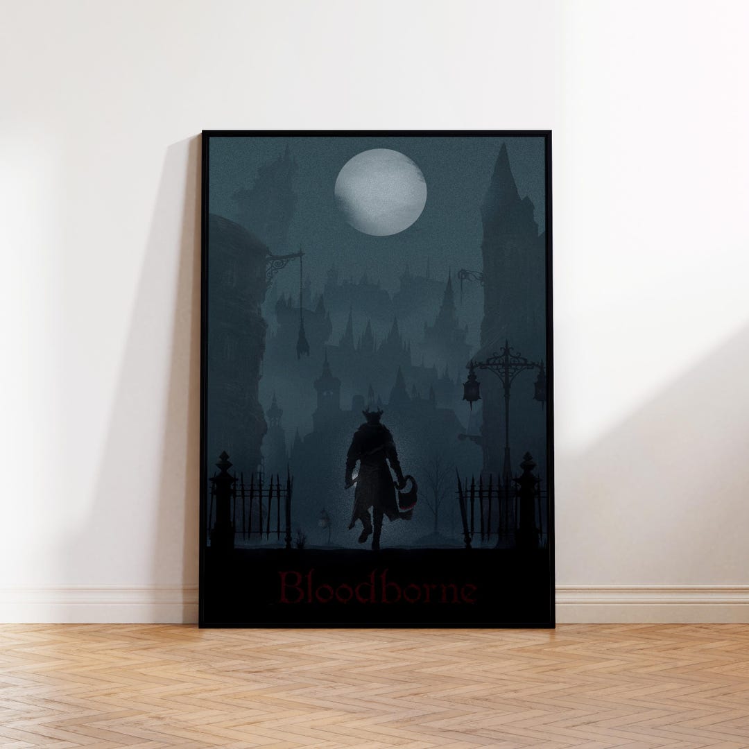 Bloodborne Game Poster, Wall Art, Wall Decoration, Framed Poster ...