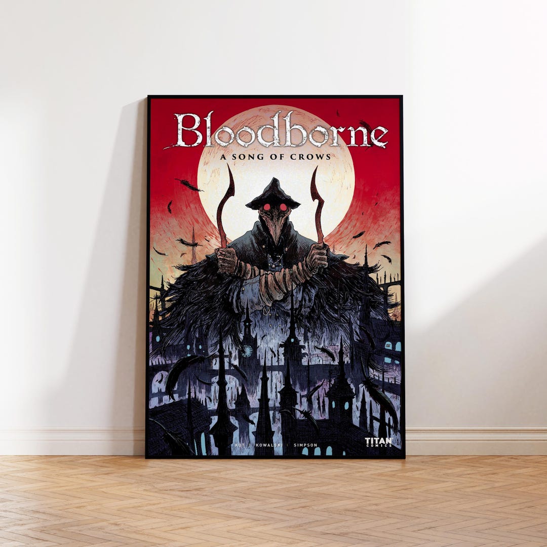 Bloodborne Game Poster, Wall Art, Wall Decoration, Framed Poster ...