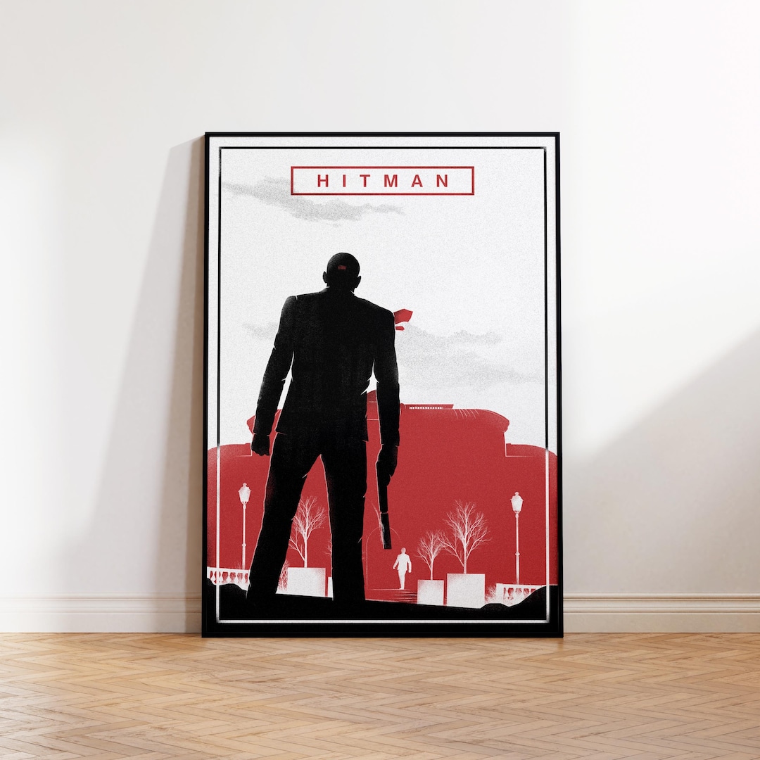 Hitman Game Poster, Wall Art, Wall Decoration, Framed Poster, Classic ...