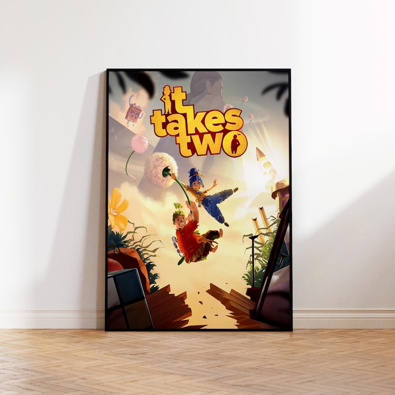 It Takes Two Game Poster, Wall Art, Wall Decoration, Framed Poster ...