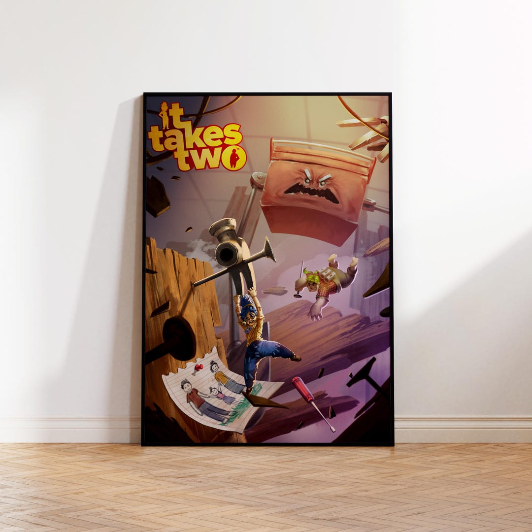 It Takes Two Game Poster, Wall Art, Wall Decoration, Framed Poster ...