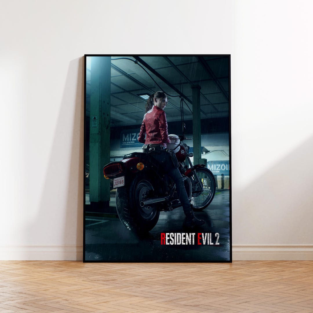 Resident Evil 2 Game Poster, Wall Art, Wall Decoration, Framed Poster, Classic Matte Poster ...
