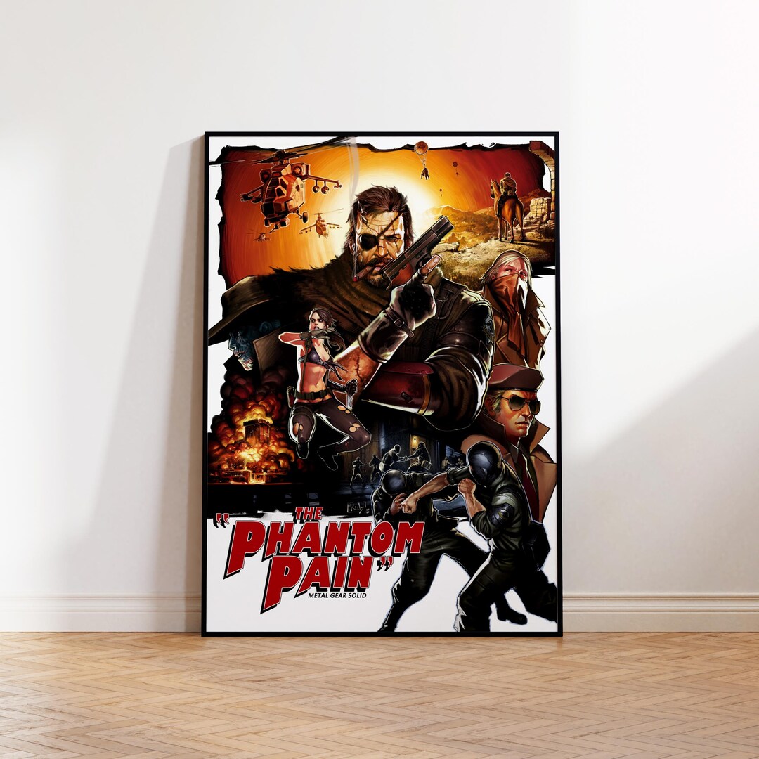 Metal Gear Solid Game Poster, Wall Art, Wall Decoration, Framed Poster ...