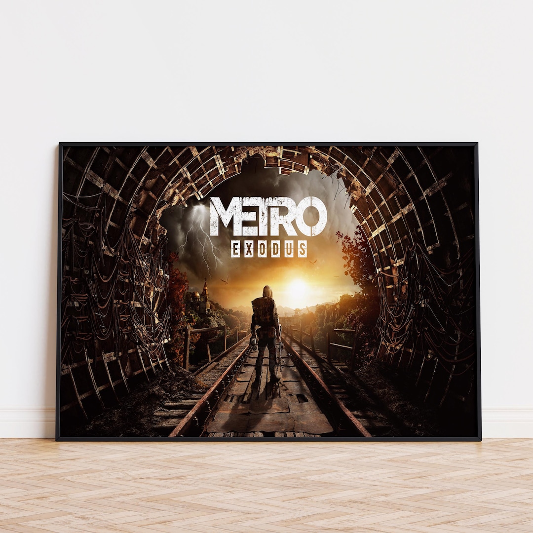 Metro Exodus Game Poster, Wall Art, Wall Decoration, Framed Poster ...