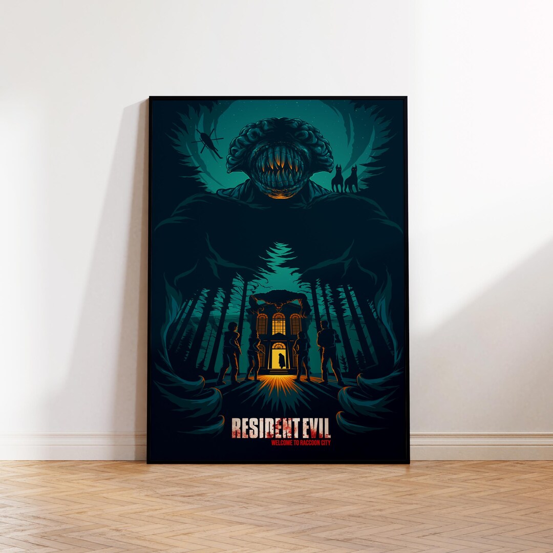 Resident Evil Game Poster, Wall Art, Wall Decoration, Framed Poster ...