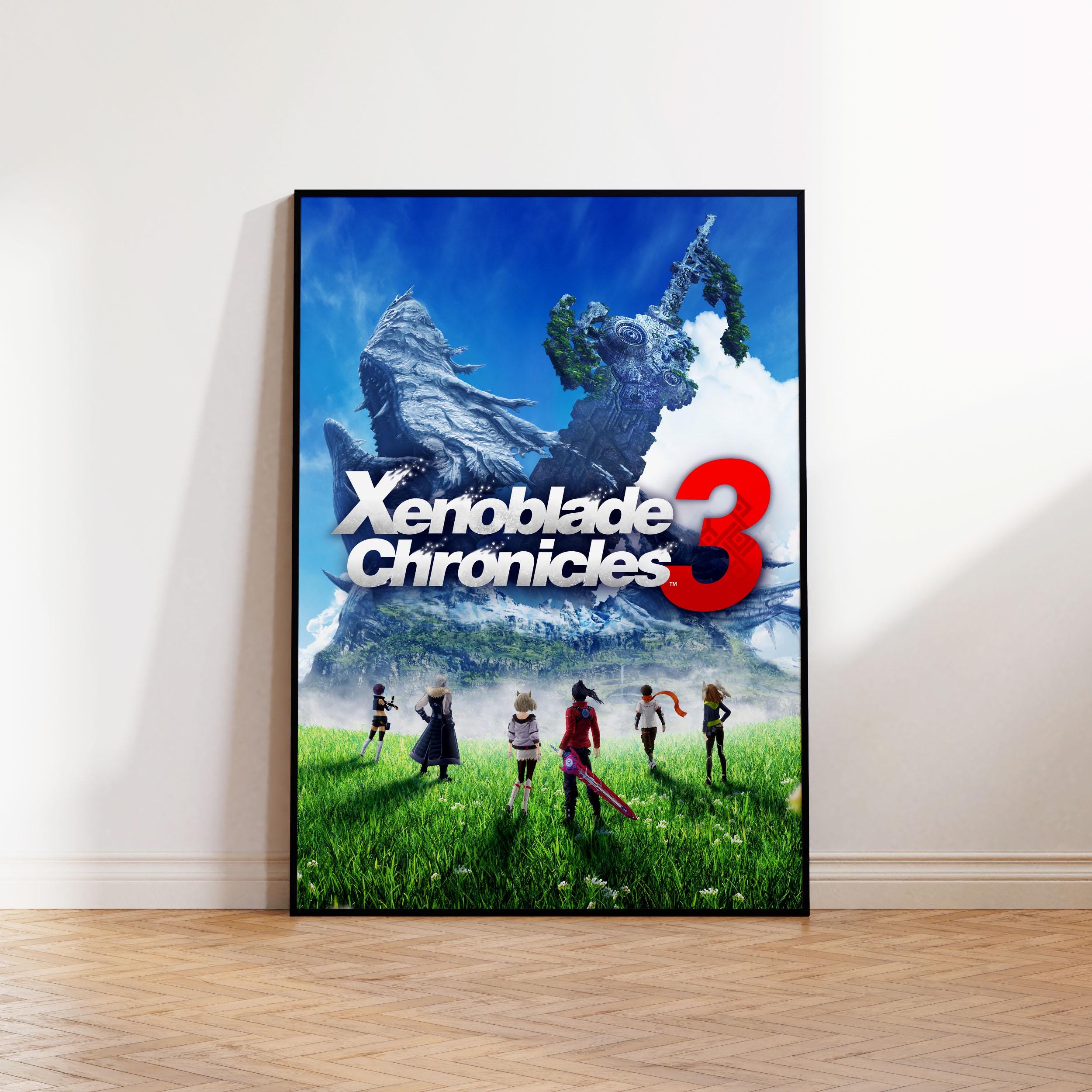 Xenoblade Chronicles Game Poster, Wall Art, Wall Decoration, Framed ...