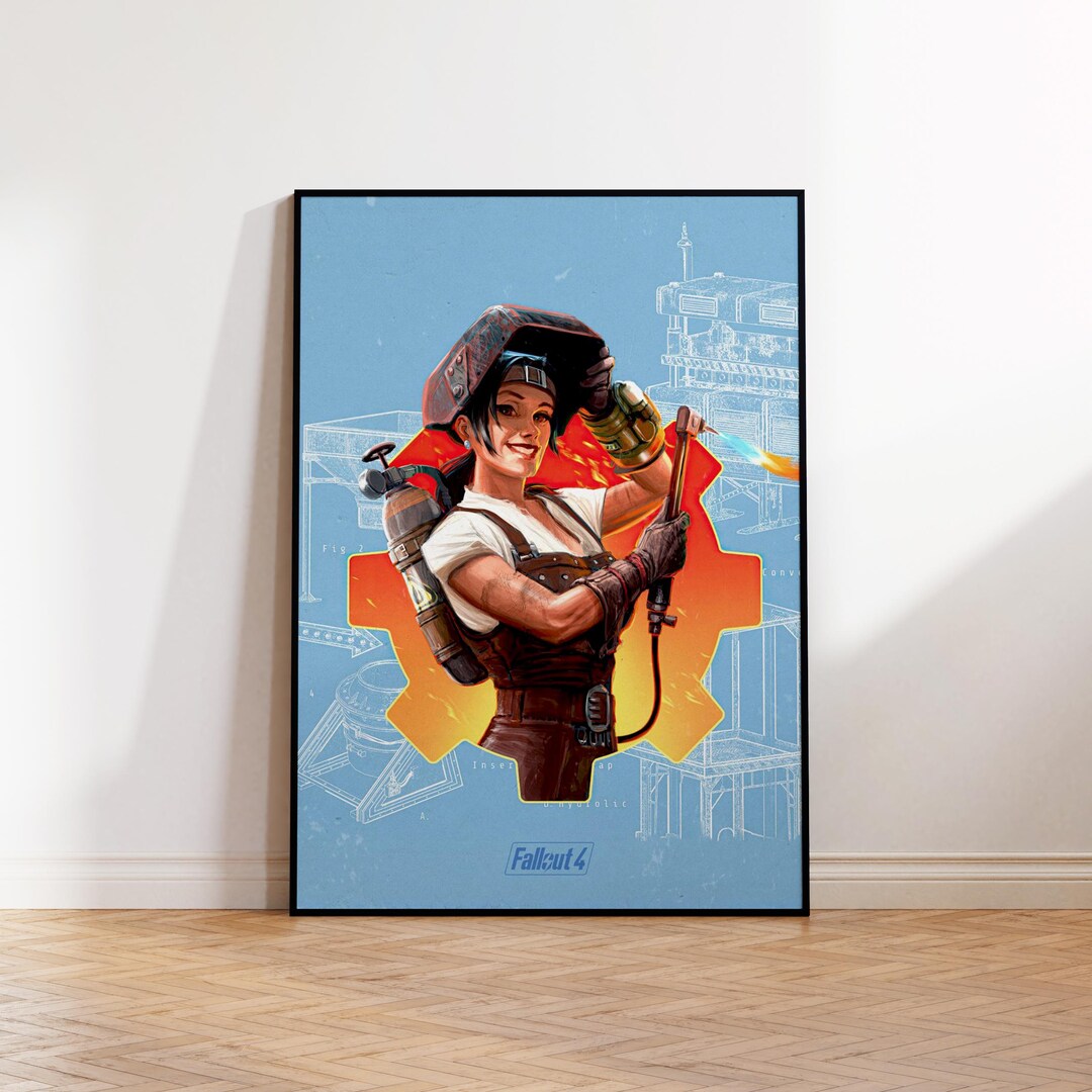 Fallout 4 Atomic Game Poster, Wall Art, Wall Decoration, Framed Poster ...