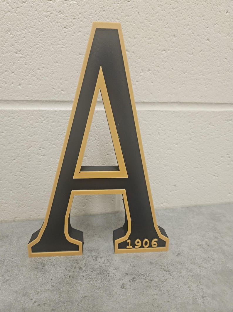 Greek Letter Statue: Sorority/fraternity Wall Art - Etsy