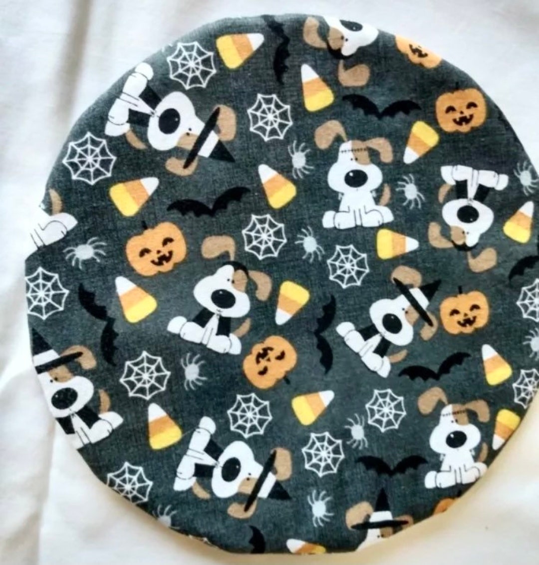 Halloween Hot Pad Centerpiece Puppies Dogs Candy Corn Bats Spider ...