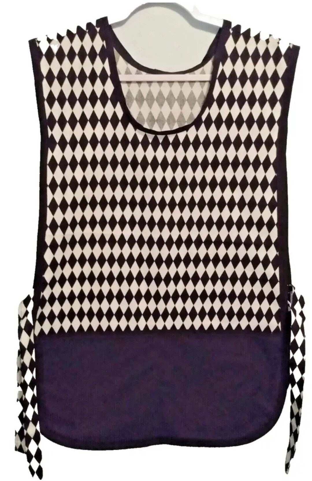 Everyday Women's Adults Cobbler Style Apron Black White Diamond ...