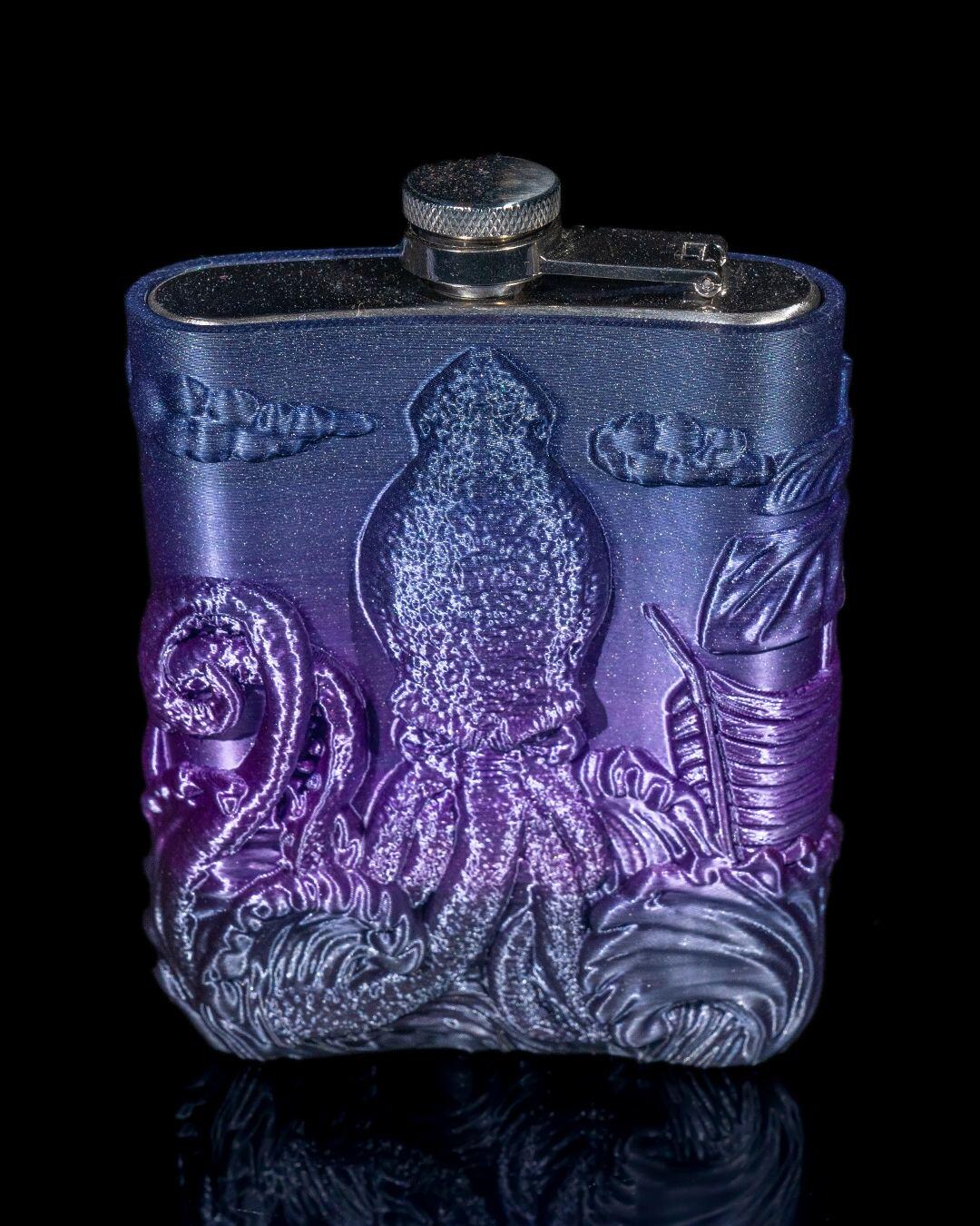 The Kraken Flask Cover 3D Printed | Custom Colors - Etsy